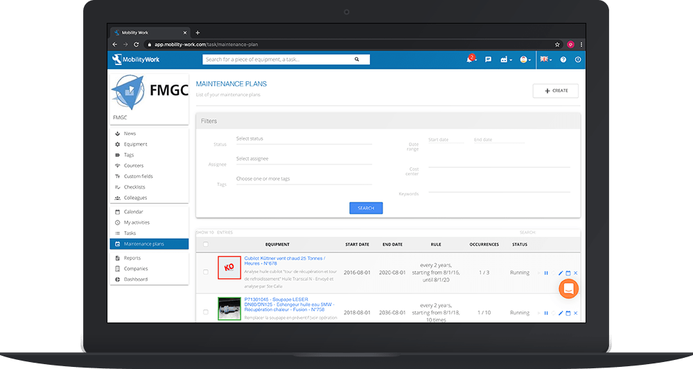 Manage Your Preventive Maintenance Plans In Your CMMS